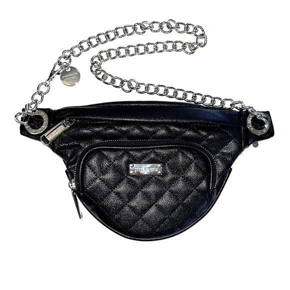 Steve Madden | Bags | Steve Madden Silver Chain Belt Fanny Pack ...
